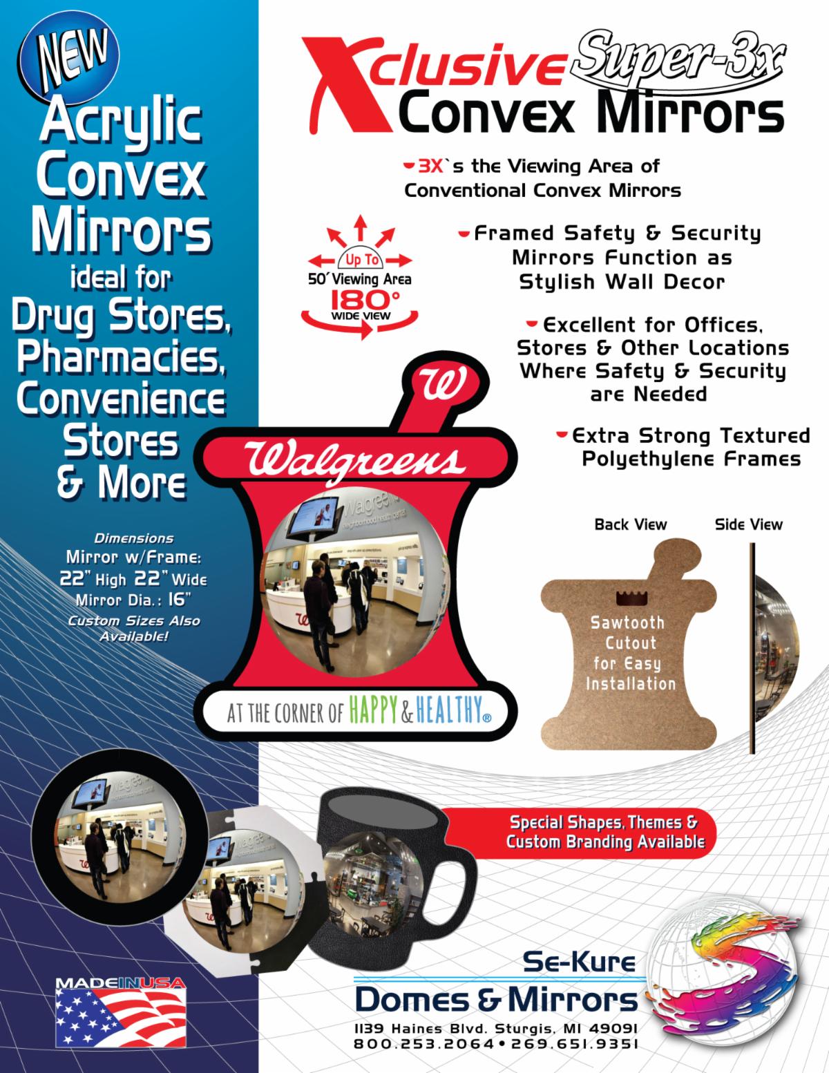 Custom Safety and Security Mirrors Made in Michigan