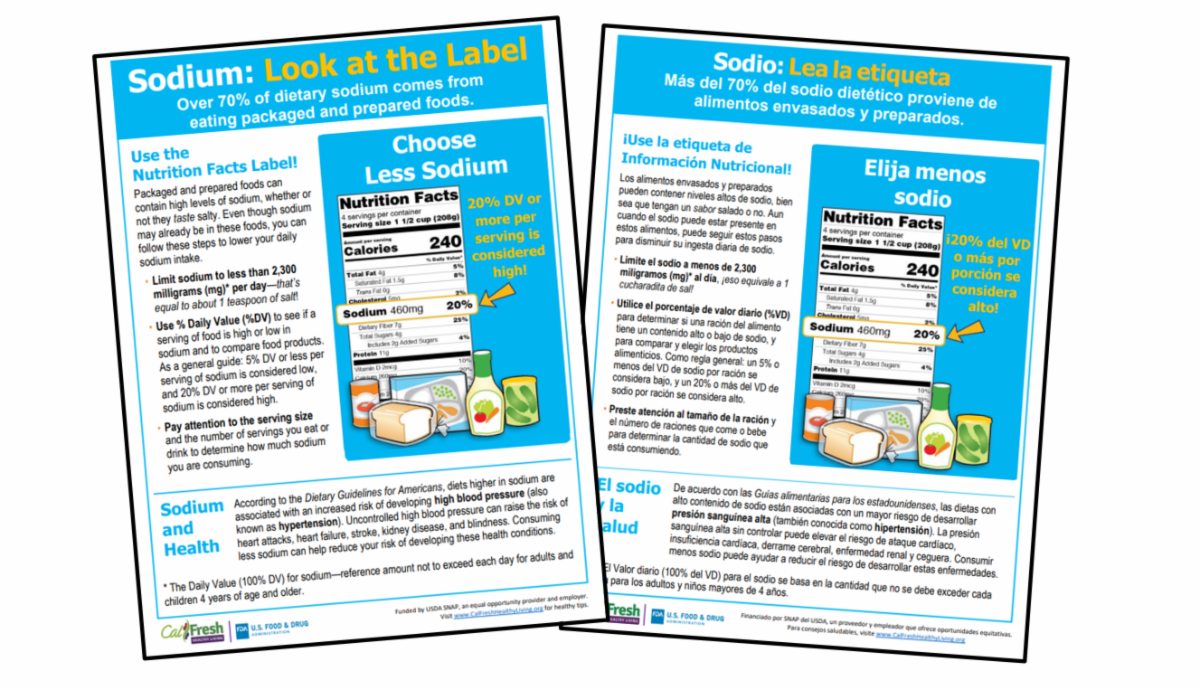 Email from Orange County Health Care Agency - Nutrition Services