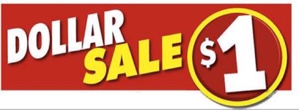 DOLLAR SALE FRIDAY!