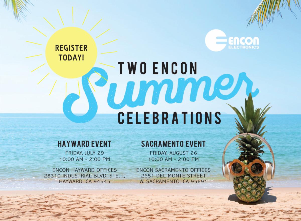 Two Encon Electronics Summer Celebrations