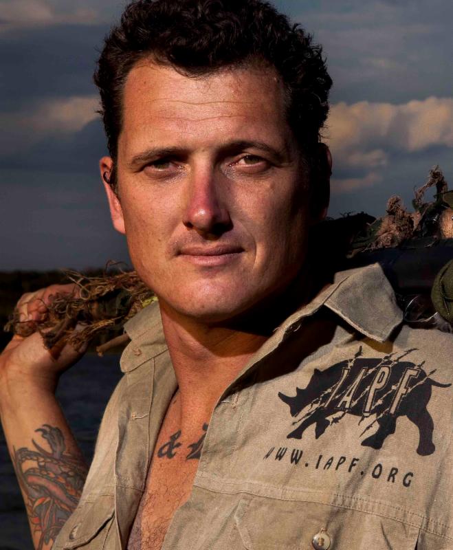 Damien Mander speaks at Adelaide Zoo