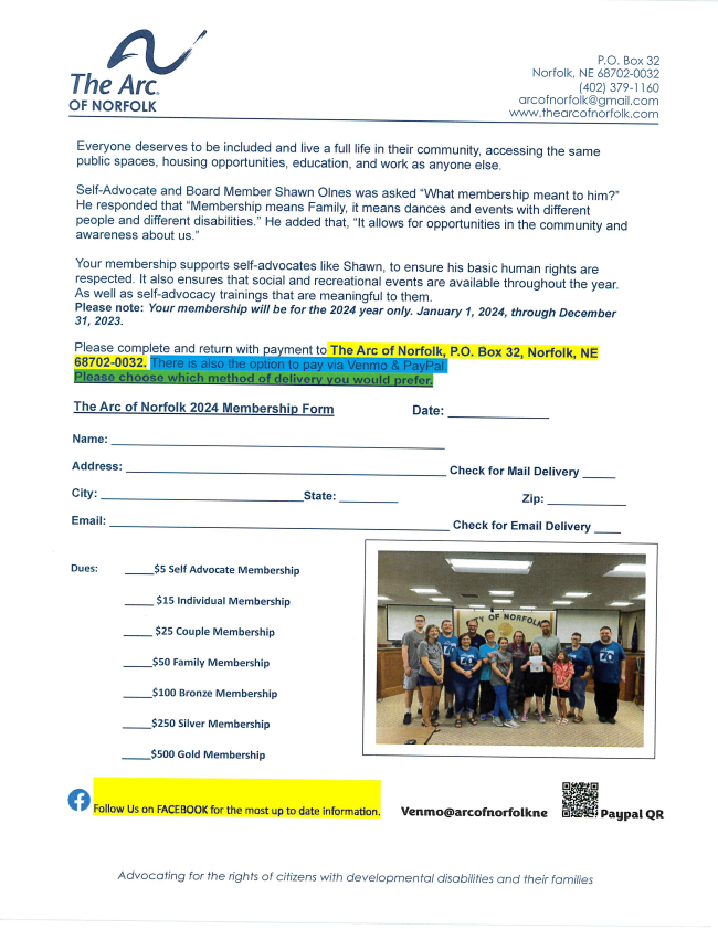 2024 Membership Form