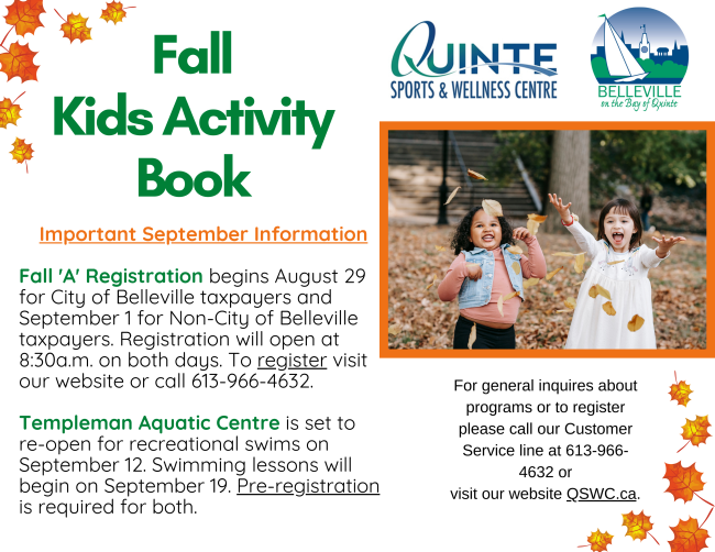 QSWC Fall Kid's Activity Book