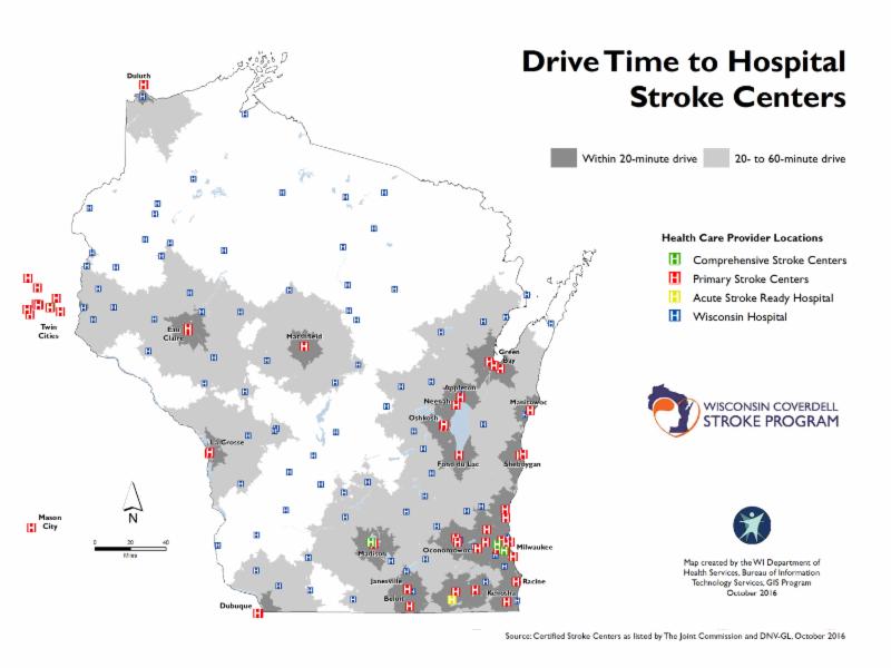 56 Hospitals In Wisconsin Now Registered For Wisconsin Coverdell Stroke