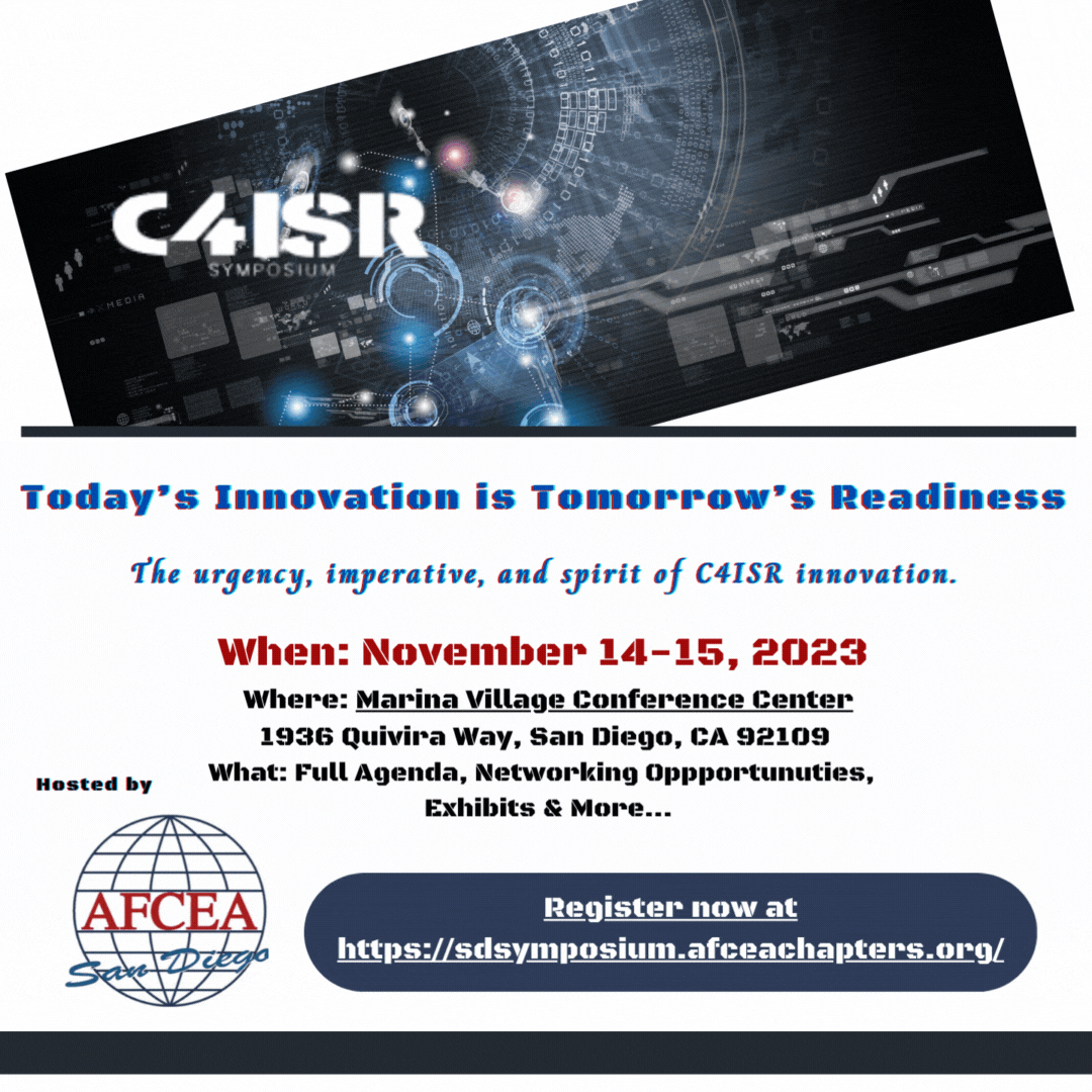 C4ISR Symposium 2023 Attendee Registration Rescheduled Date C4ISR Symposium 2023 Attendee Registration Rescheduled Date