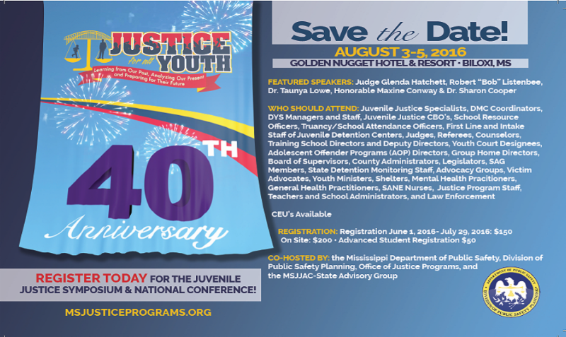 40th Juvenile Justice Symposium Symposium 40th-juvenile-justice-symposium-symposium