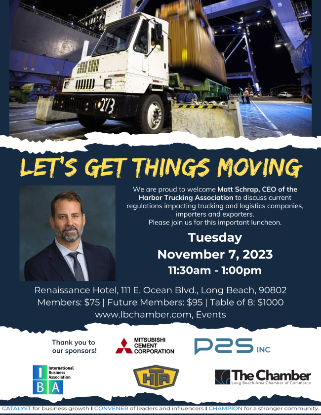 Let's Get Things Moving: IBA's Trucking & Logistics Luncheon