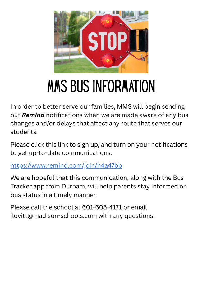 Remind Notifications for Bus Changes
