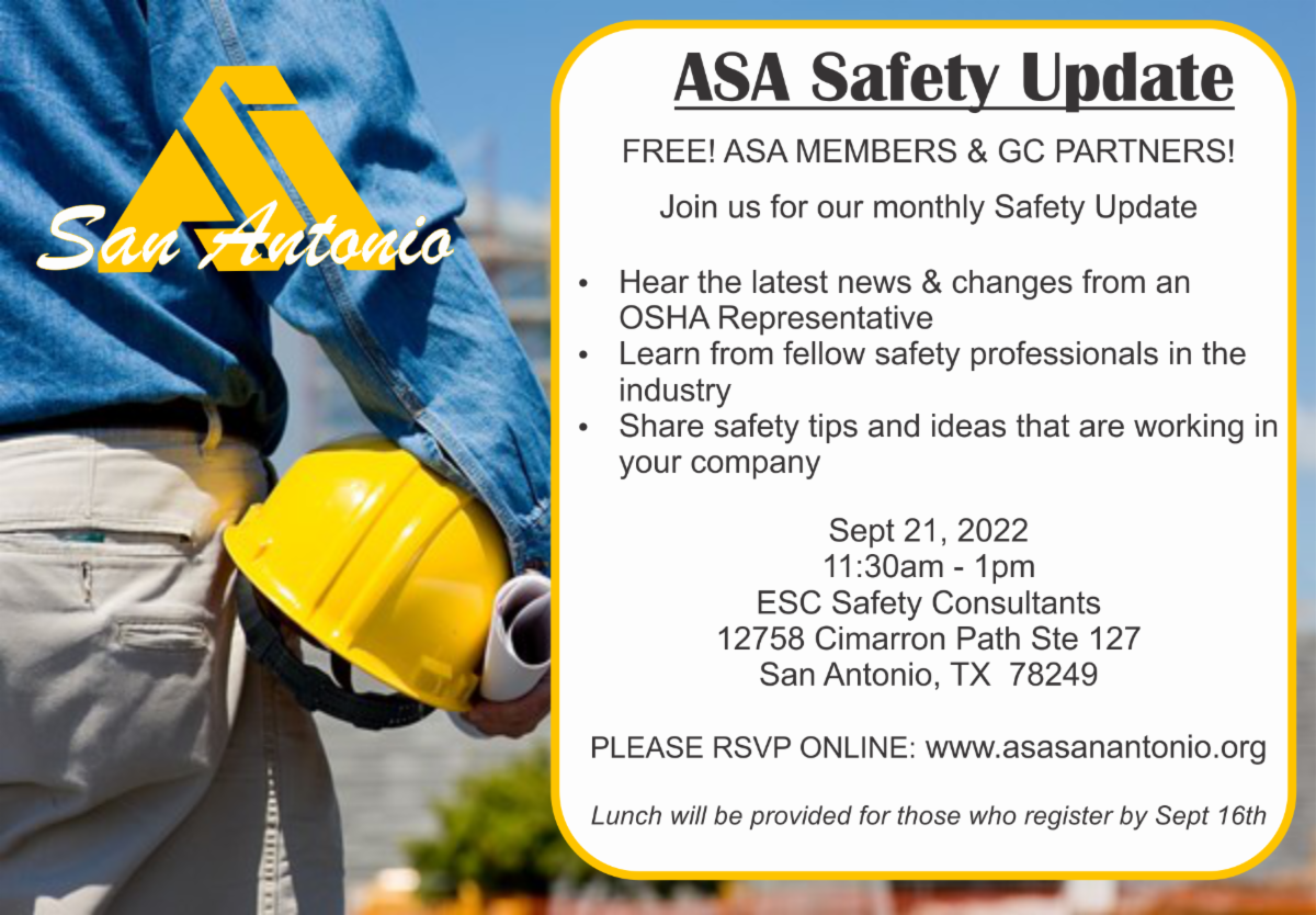 ASA Safety Update - Sept2022
