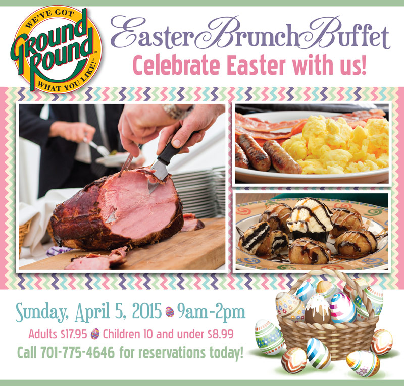 Easter Brunch Buffet at the Ground Round!