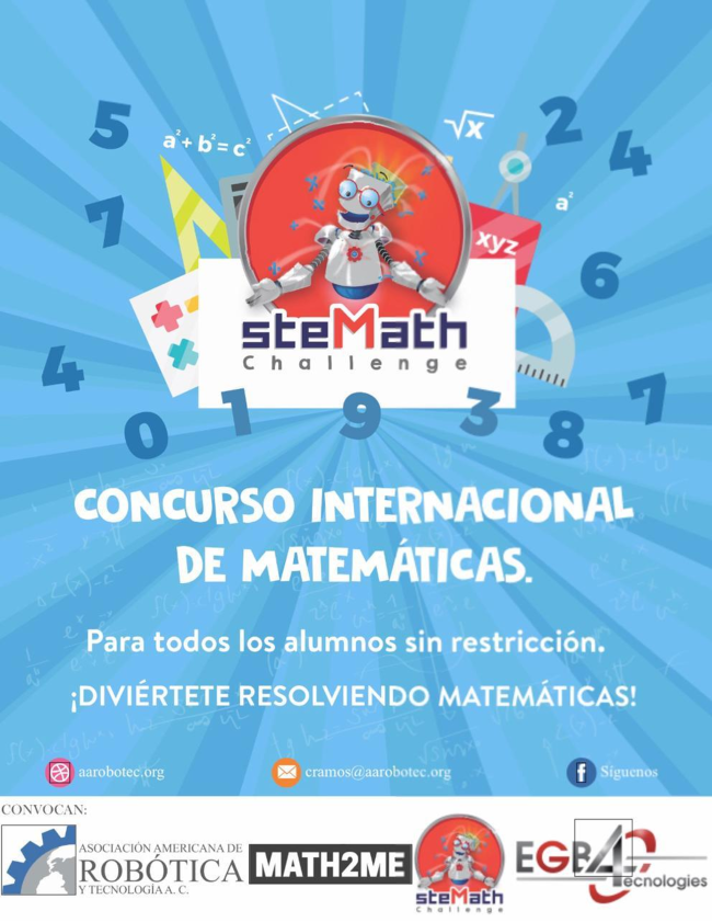 Torneo internacional de Matemáticas🏆🥇SteMath Challenge