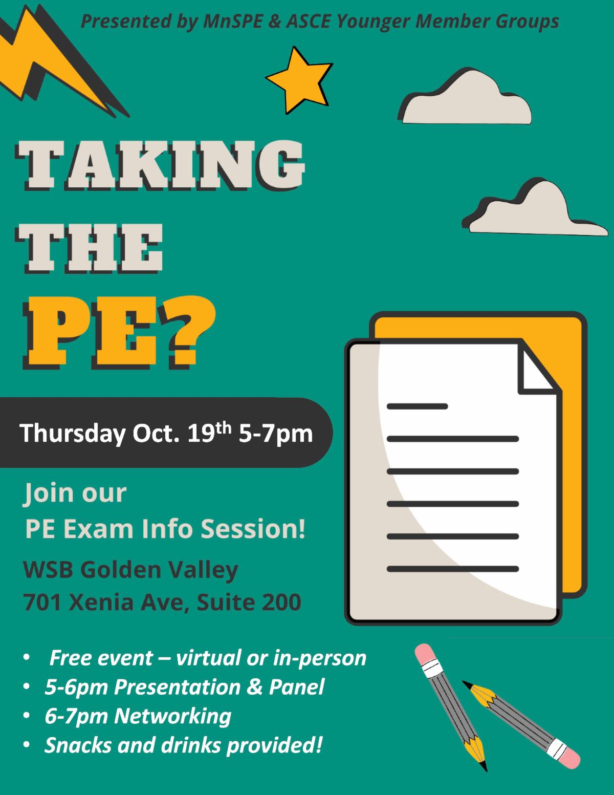 PE Exam Info Session