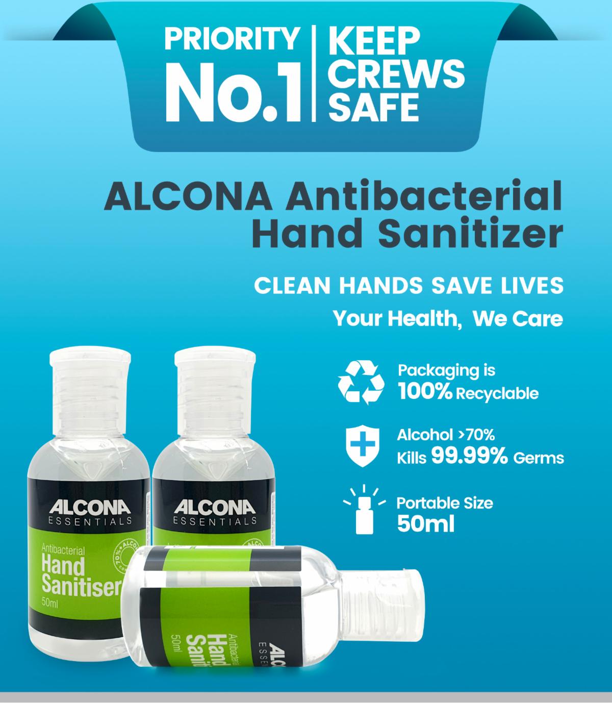 ALCONA - Antibacterial Hand Sanitizer