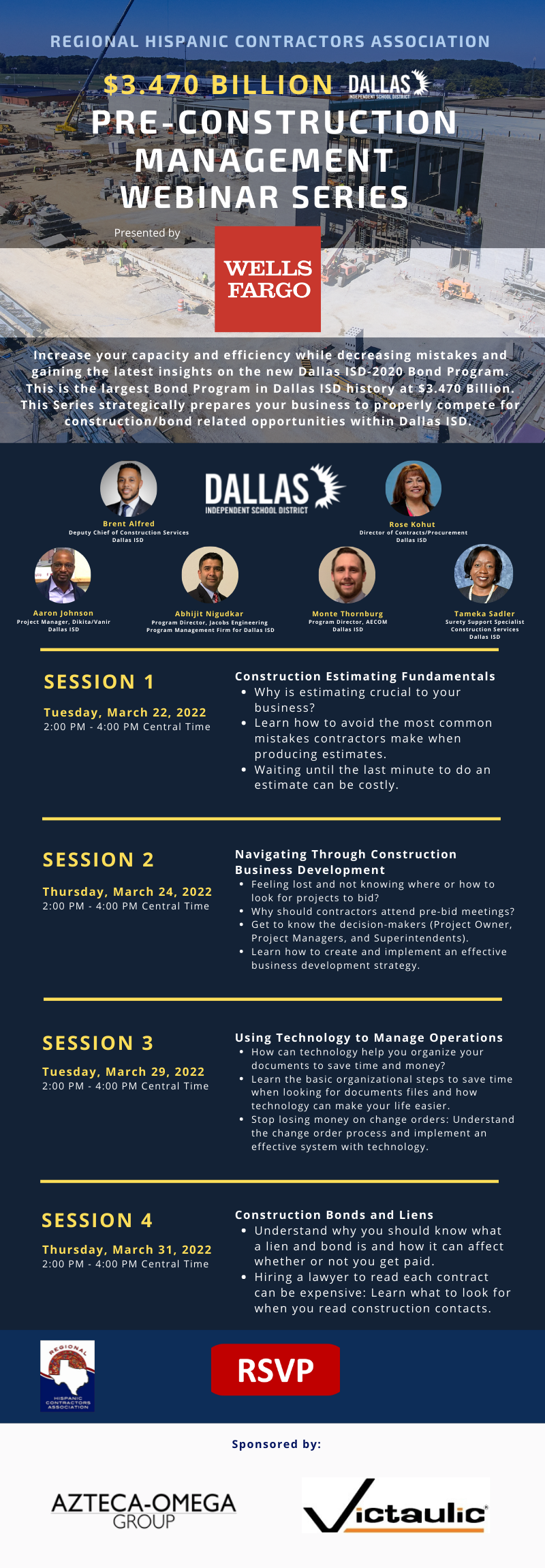 Pre-Construction Management Webinar Series