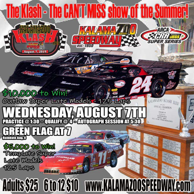 Kalamazoo Klash XXVII is Tomorrow!! - RaceStar Publications