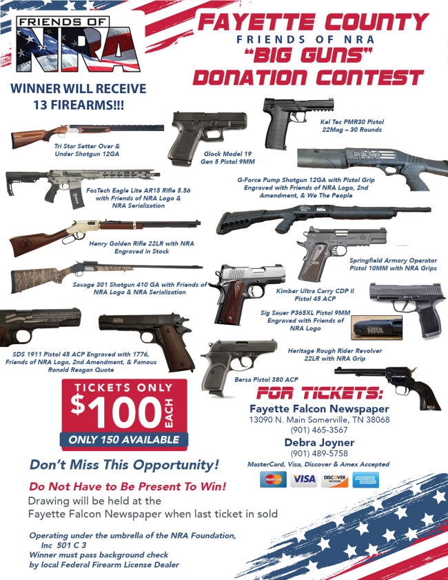 Winner Receives 13 Firearms!! Don't Miss this Contest!!!