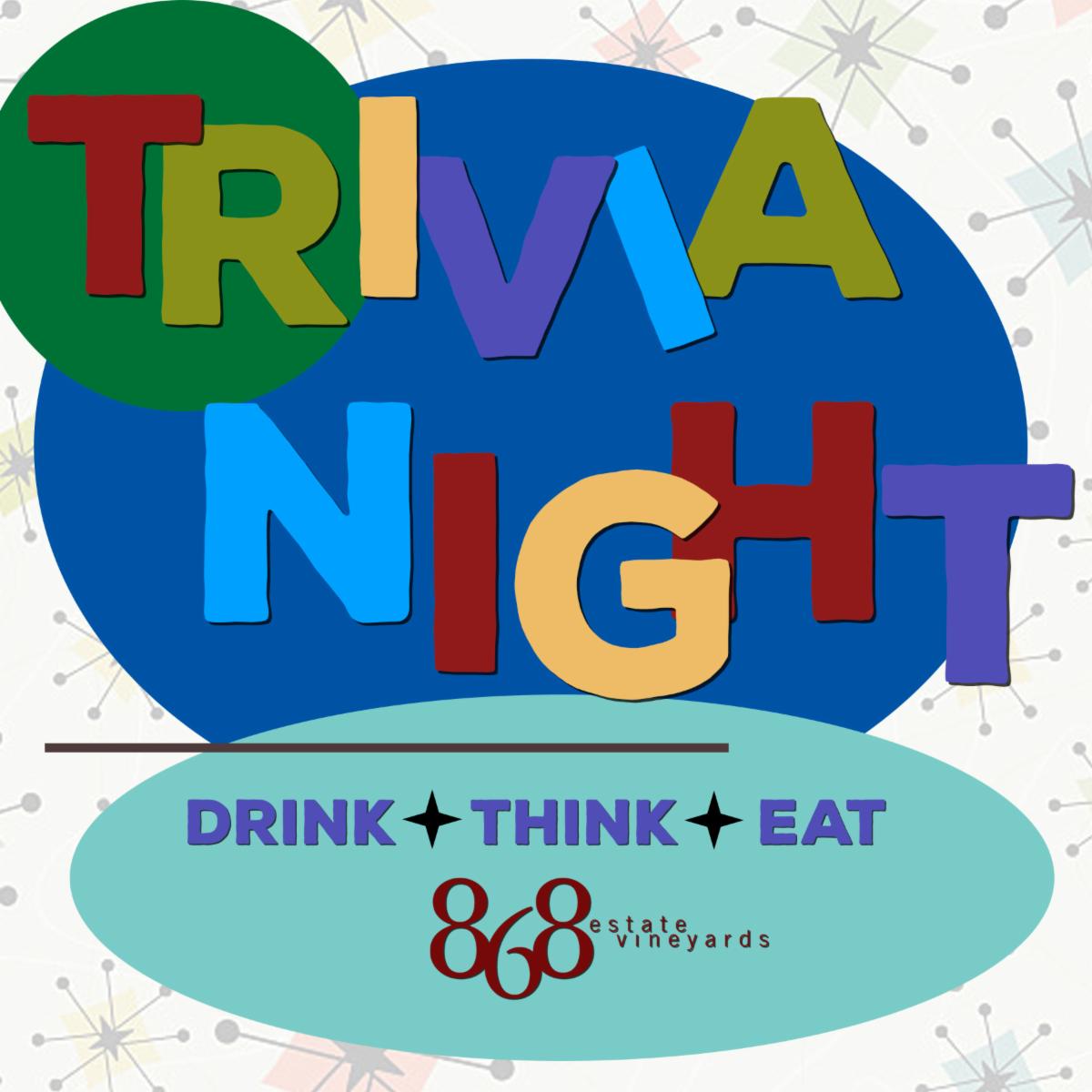 Pour House Trivia at 868, October 15
