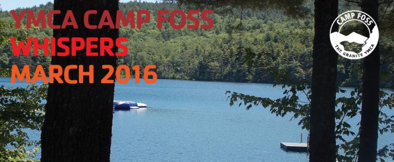 YMCA Camp Foss March Newsletter