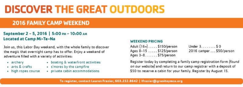 YMCA Camp Foss March Newsletter