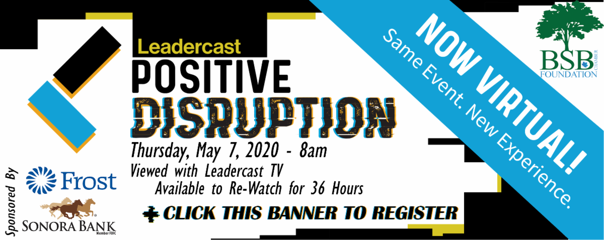 Leadercast 2020 - Positive Disruption
