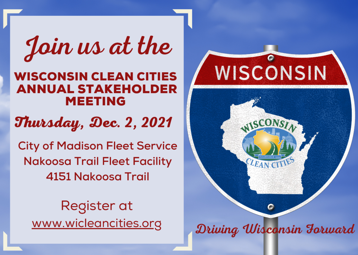 Wisconsin Clean Cities Annual Stakeholder Meeting
