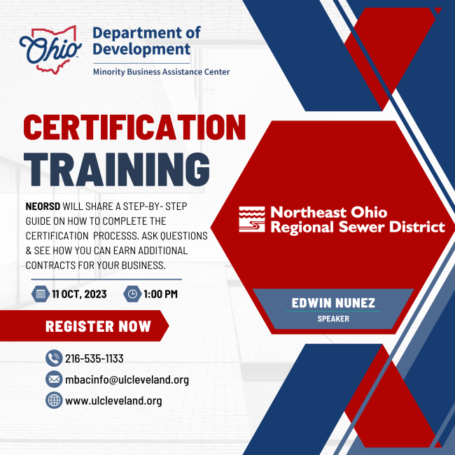 Certifications Training With NEORSD