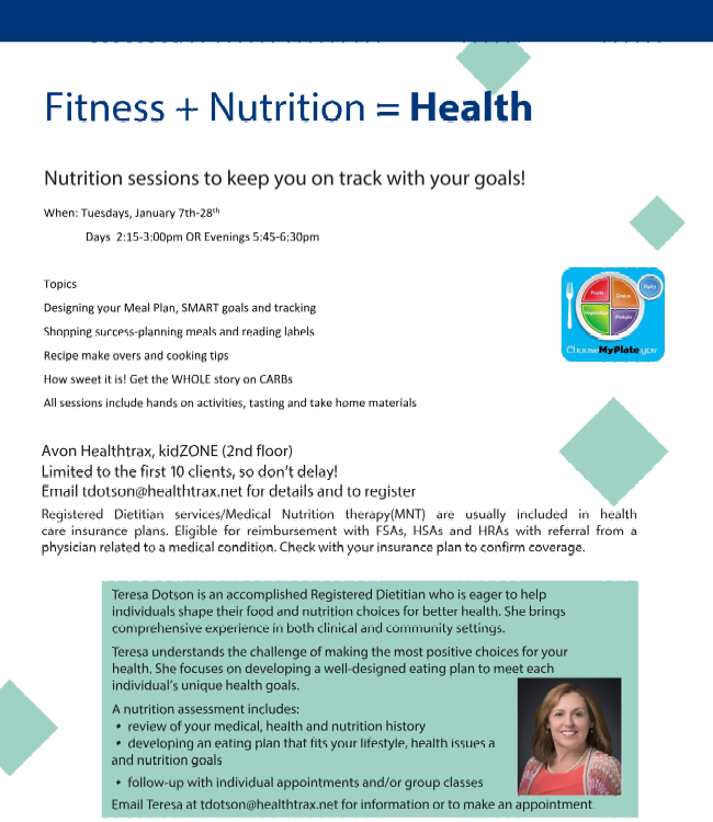 January 2020 Healthtrax Newsletter / Avon