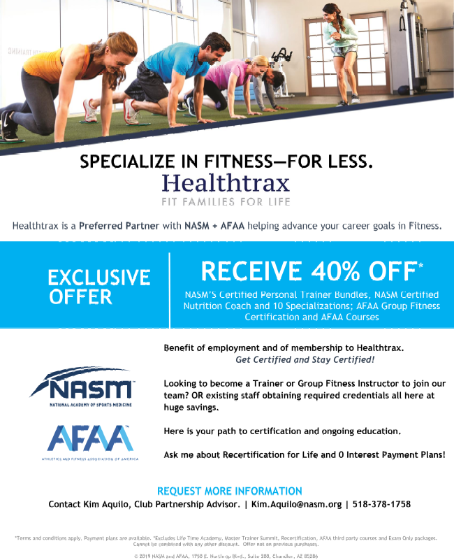 November 2019 Healthtrax Newsletter / Raleigh