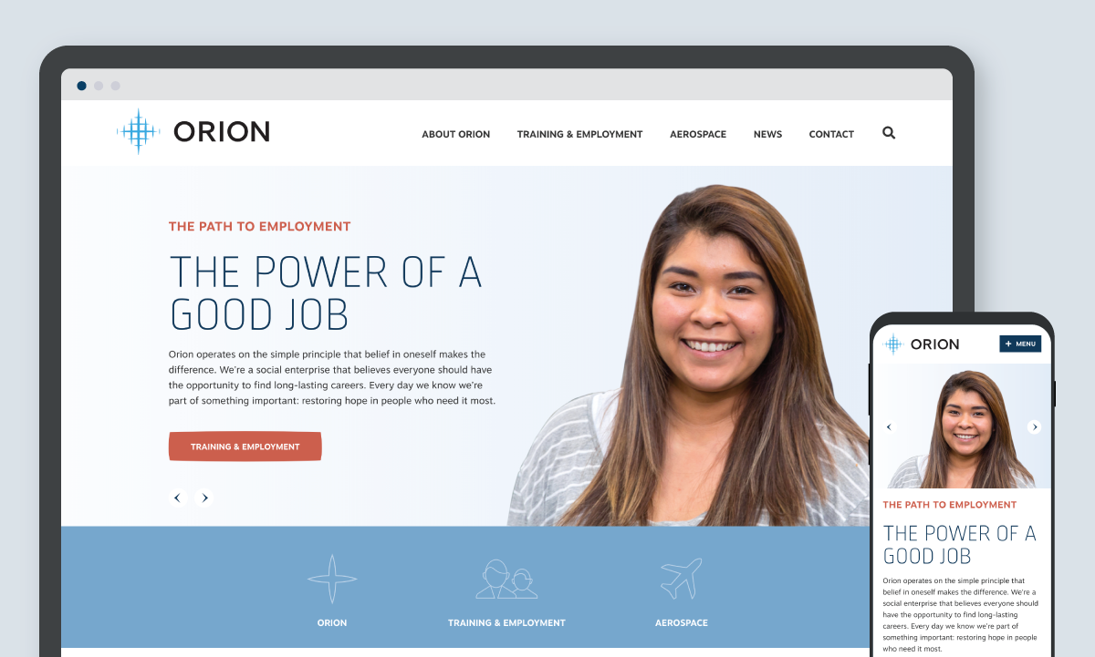 Orion's new website has launched