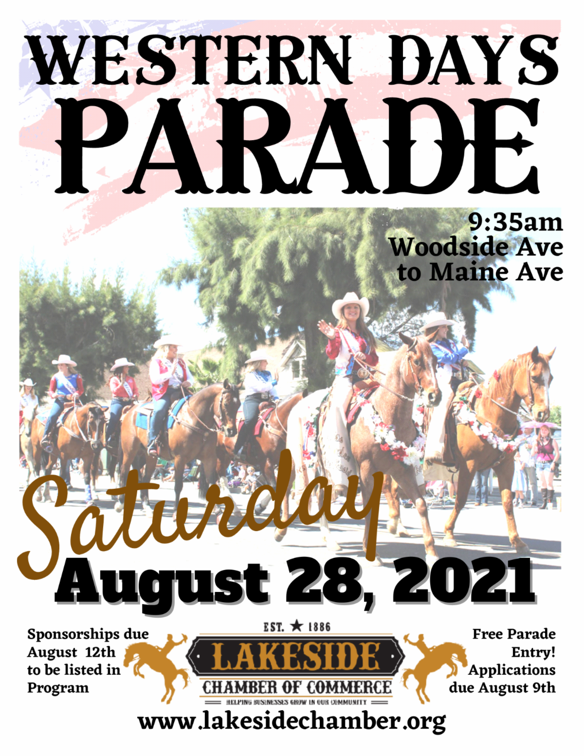 Is your Parade Entry in?
