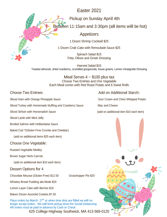 Order your Easter Meal