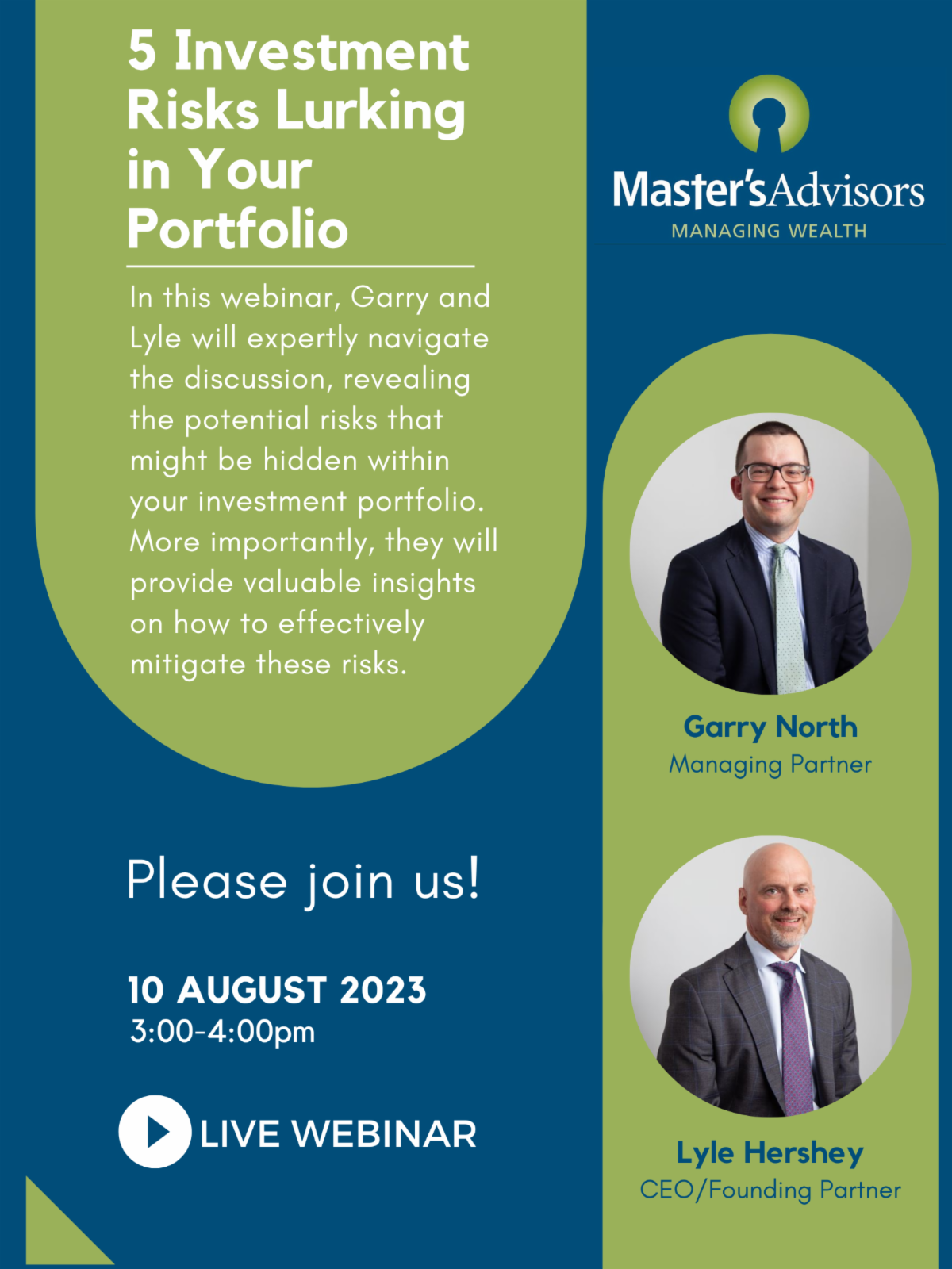 Master s 3rd Quarter Webinar Master s 3rd Quarter Webinar