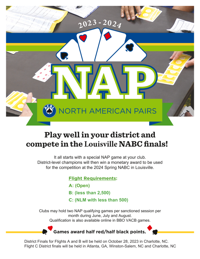 NAP Club Qualifier Games at the CBC