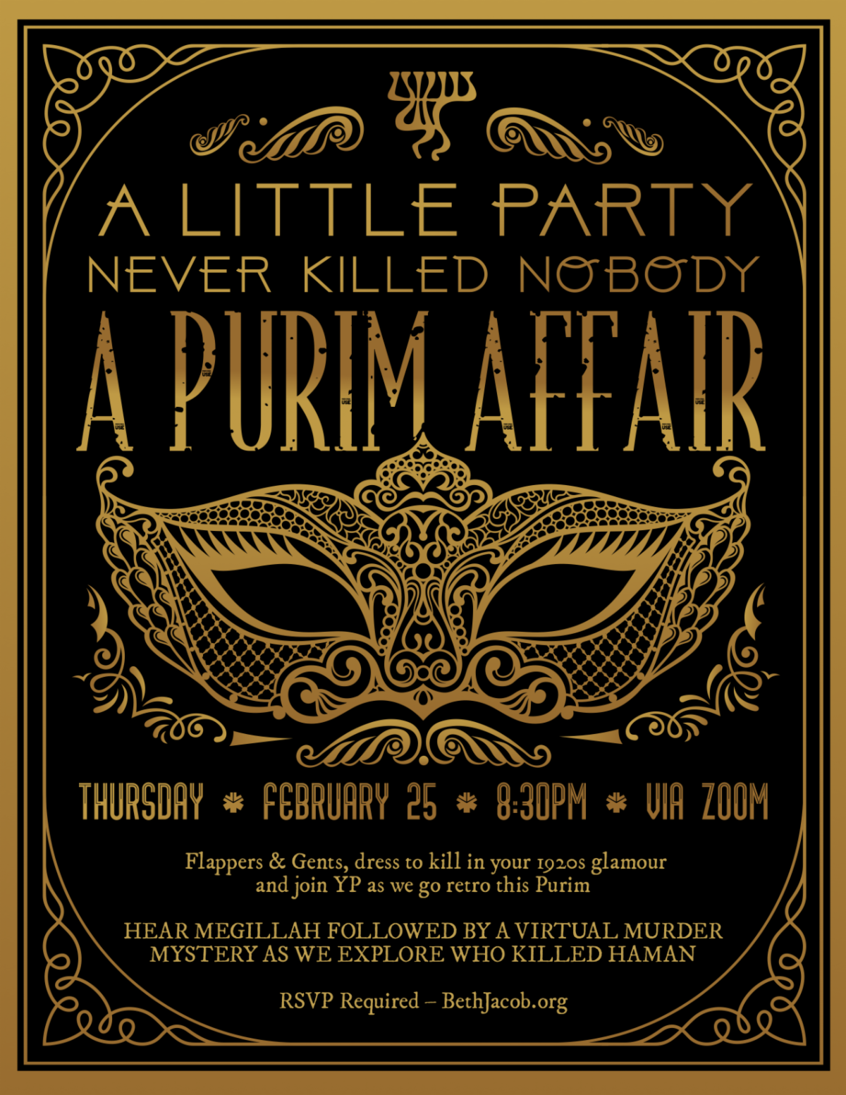 A Little Party Never Killed Nobody A Purim Affair a-little-party-never-killed-nobody-a-purim-affair