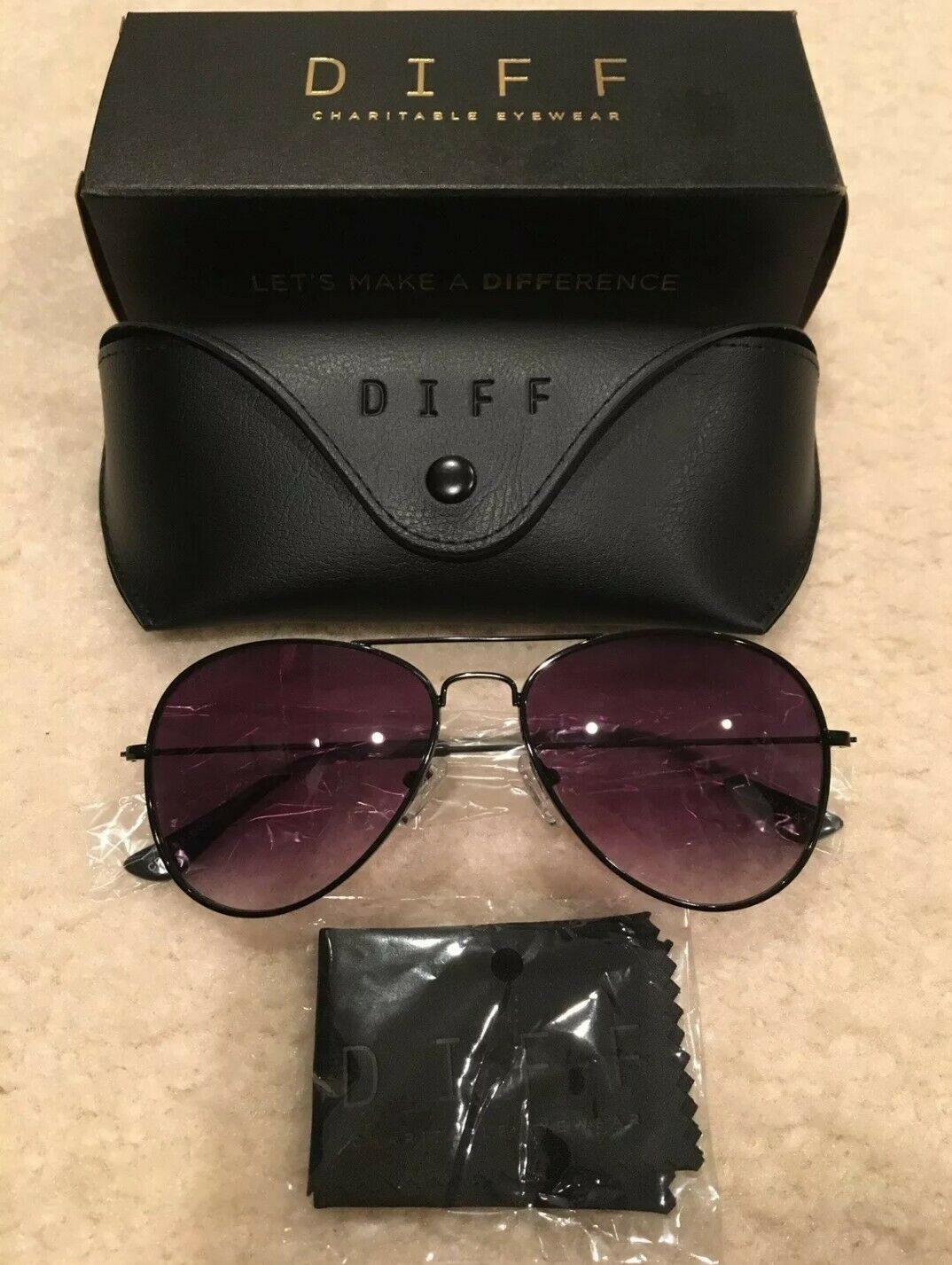 Diff Cruz - Unisex - Aviator Style Sunglasses - Available