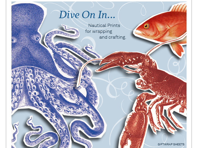 Dive on In! Nautical Prints for Wraps and Crafts!