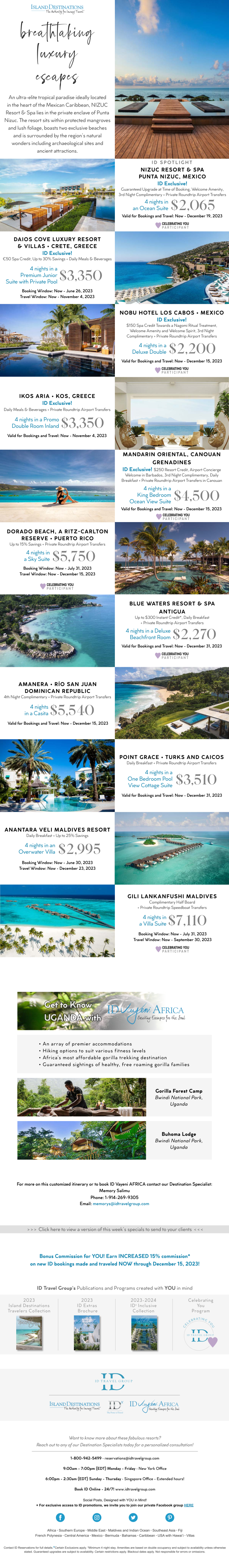 Paradise is waiting🏝️…Plan the perfect vacation with ID!