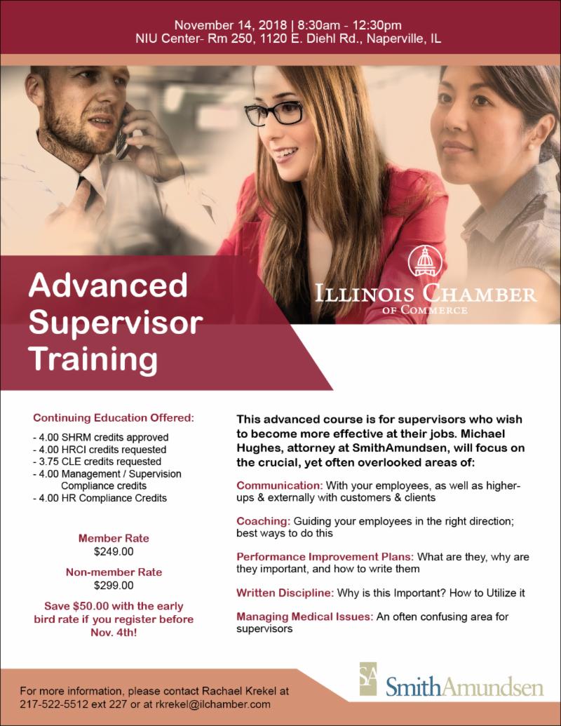 Advanced Supervisor Training Advanced Supervisor Training
